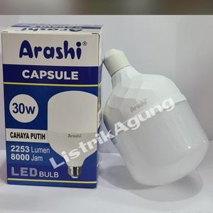 Jual Lucky| Lampu Bohlam Led 30W Arashi Capsule Kapsul Tabung By Hannochs Garansi - Kota ...
