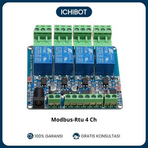 Jual Modul Relay Modbus-Rtu 4 Channel with RS485/TTL Communication ...