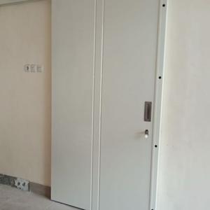 Jual Pintu Sliding Kamar Utama Baja Motif Garis Tali Air Minimalis ...