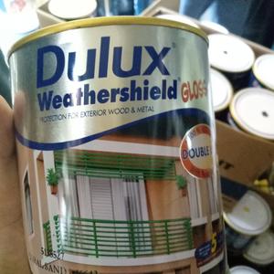 Jual Cat Minyak Dulux Weathershield Gloss Warna Standard (1 Liter ...