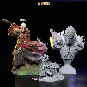 Jual sun wukong black myth collection resin kit figure - wukong, 1/64 ...
