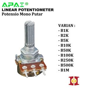 Jual Potensio Mono Potentio B 1K 2K 5K 10K 20K 50K 100K 250K 500K 1M ...