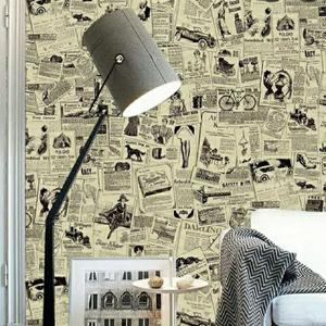 Jual Surya Proyek - Wallpaper Motif Koran - Wall Sticker Dinding ...