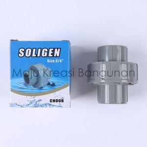 Jual JTTOP" WATERMUR PVC SOLIGEN 3 4 WATER MUR POMPA UNION FITTING 3 4 ...