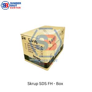 Jual SDS FH 6x19 Skrup Roofing Flat Head WF - 1 box isi 1.000 pcs ...