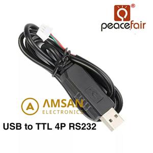 Jual USB TO TTL 4P 4 PIN RS232 CONVERTER SERIAL KABEL PL2303 PL2303HX ...