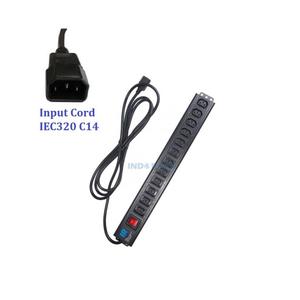 Jual Indorack Power Distribution Unit 12 Outlet Socket IEC 320 C14-C13 ...