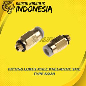 Jual KQ2H 04-M5 FITTING LURUS MALE SLIP LOCK PNEUMATIC SELANG 4MM DRAT M5 SMC KQ2H04-M5 ...