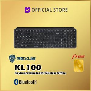 Jual Rexus KL100 Keyboard Office Wireless Bluetooth Dual Mode KL 100 ...
