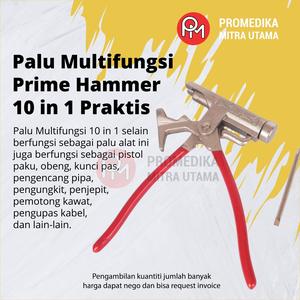 Jual Palu Multifungsi Prime Hammer 10 in 1 Praktis Mudah Kuat ...