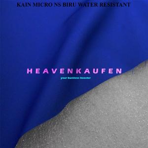 Jual Bahan Kain Parasut Micro Mikro NS Warna Biru Water Resistant ...