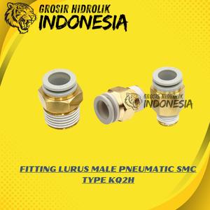 Jual KQ2H 10-04 FITTING LURUS MALE SLIP LOCK PNEUMATIC SELANG 10MM DRAT 1/2'' SMC KQ2H10-04 ...