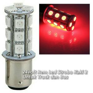 Jual (H7Y) lampu Rem Led 24 volt kedip strobo kaki 2 untuk Truck dan ...