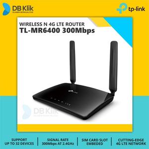 Jual ROUTER TP LINK TL-MR6400 300MBPS WIRELESS N 4G LTE-TPLINK MR6400 ...