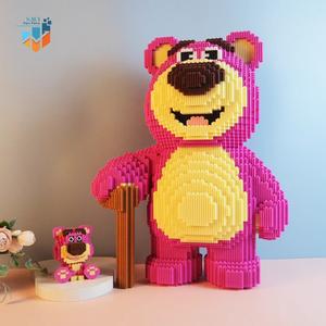 Jual Nano Blocks Lotso Bear Jumbo Series 1078 3D Model, Mainan Blok ...