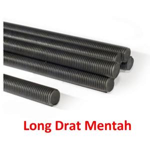 Jual Long Drat M16 x 1m As Drat Besi M16 Thread Rod Stud Bolt 1m Asdrat ...