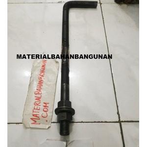 Jual Anchor Bolt L 19 mm x 600 mm Baut Angkur Struktur Bangunan Baut ...