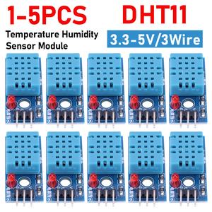 Jual 5-1pcs DHT11 Digital Temperature&Humidity Sensor Module Board 3.3V ...