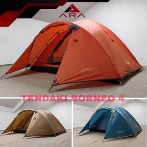 Jual Tenda camping tendaki borneo 4 kapasitas 4 orang double layer - B4 ...
