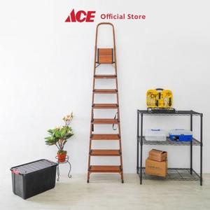 Jual ACE - FIXSTEPS TANGGA LIPAT ALUMINIUM 8 WIDE STEPS MOTIF KAYU 1111 ...