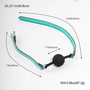 Jual Terlaris Silicone Breathable Ball Gag With Adjustable Pvc Belt ...