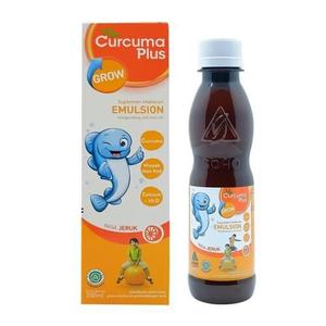 Jual Curcuma Plus Grow Emulsion 200ml Syrup/Penambah Nafsu Makan/Syrup ...