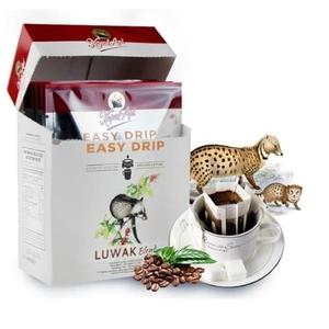 Jual KOPI BUBUK LUWAK KAPAL API EASY DRIP LUWAK BLEND COFFEE 5 SAC ...
