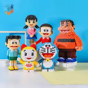 Jual SMY Toystown Nano Blocks Doraemon Medium Series 3D Model, Mainan ...