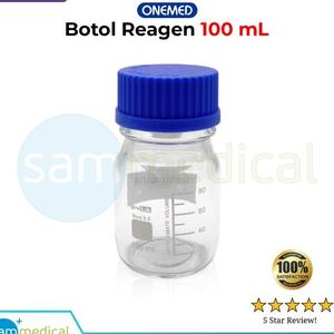 Jual One Med Botol Reagen 100 ML / Botol Sampel / Laboratory Bottle ...