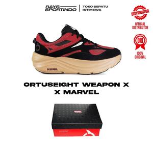 Promo SEPATU RUNNING ORTUSEIGHT WEAPON X MARVEL EDITION - Black/Ortred ...