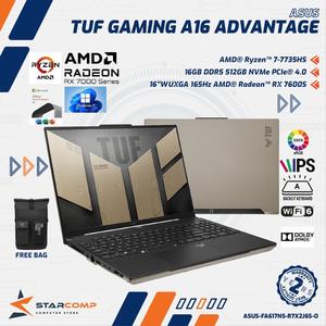 Jual ASUS TUF Gaming A16 FA617NS Ryzen 7-7735HS 16GB 512GB RX7600S W11 ...