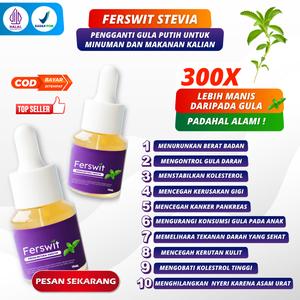 Jual Stevia Tetes Pemanis Pengganti Gula Pasir Alami Dan Original ...