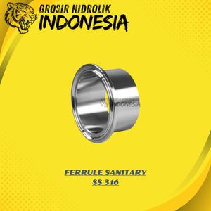 Jual 3'' FERRULE SANITARY FOODGRADE STAINLESS STEEL 316 SIZE 3 INCH ...