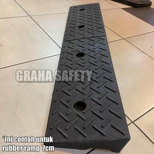 Jual Sinar Mulia Shop - Safety Rubber Ramp 1M 5-7 Cm / Safety Ramp ...