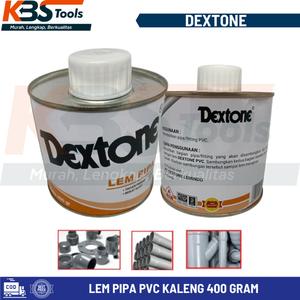 Jual Lem Pipa Dextone Kaleng 400 Gram Perekat Talang Paralon Pvc Anti ...