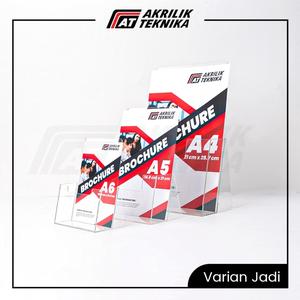 Jual UME! RAK / TEMPAT BROSUR / TEMPAT DISPLAY BROSUR AKRILIK DISPLAY ...