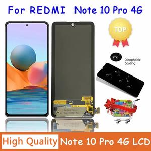 Jual 6.67" AMOLED For Xiaomi Redmi Note 10 Pro Display LCD Touch Screen with Frame For Redmi ...