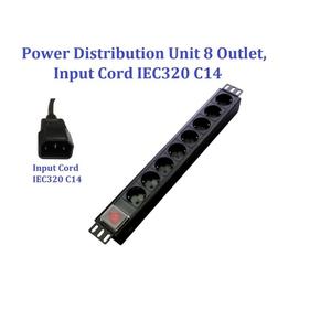 Jual Power Distribution Unit 8 Outlet Input Cord IEC320 C14 10m Best ...