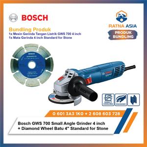 Jual Bosch GWS 700 Mesin Gerinda 4 inch + Mata Gerinda Standard for ...