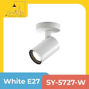 Jual Kap Lampu Sorot Rell Track / Plafon Rel Hitam Putih Fitting E27 ...