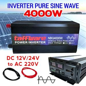 Jual NEW Power Inverter DC ke AC Pure Sine Wave 4000 Watt Inventer PSW - 3000W 24V - Kota ...