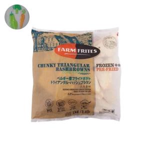 Jual FARM FRIES MINI CHUNKY TRIANGULAR HASHBROWNS [1 KG] - Kota ...