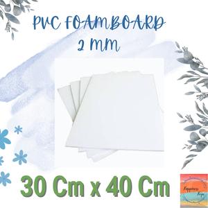 Jual PVC foam board 2mm 30cm x 40cm lembar putih (3 lembar) - Kota ...
