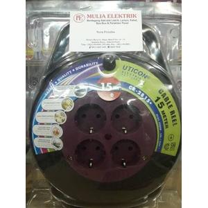 Jual Keren Kabel Roll Uticon / Cable Reel 15 Meter / Kabel Gulung 15 M ...