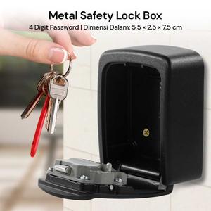 Jual Gembok Kotak Brankas Safety Lock Box 4 Digit Password - G10 ...
