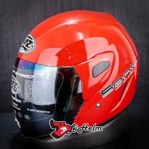 Jual MAZ HELM SONIC | SOLID RED | HALF FACE SNI - Jakarta Selatan ...