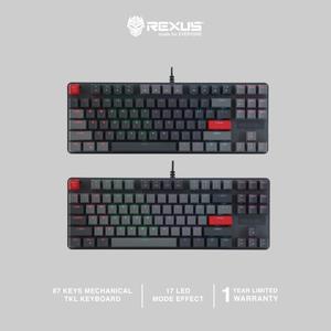 Promo Rexus Keyboard Gaming Heroic KX4 Mechanical TKL RGB Led RX-KX4 ...