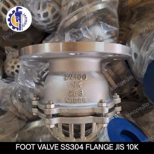 Jual Foot valve ss 304 Flange jis 10K size 4 inchi Best - Kota Surabaya ...