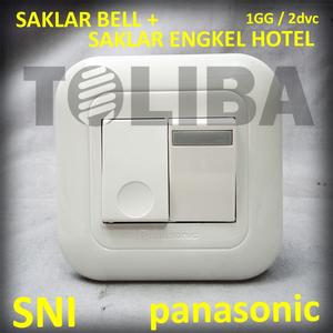 Jual saklar bell + saklar engkel hotel ib panasonic/saklar bel saklar ...
