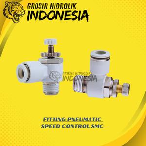 Jual AS2201F-01-06 FITTING SPEED CONTROL SIP LOCK PNEUMATIC SELANG 6MM DRAT 1/8 INCH SMC ...